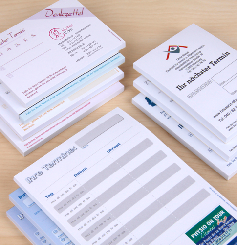Terminzettel Vorlagen für Ihre Praxis